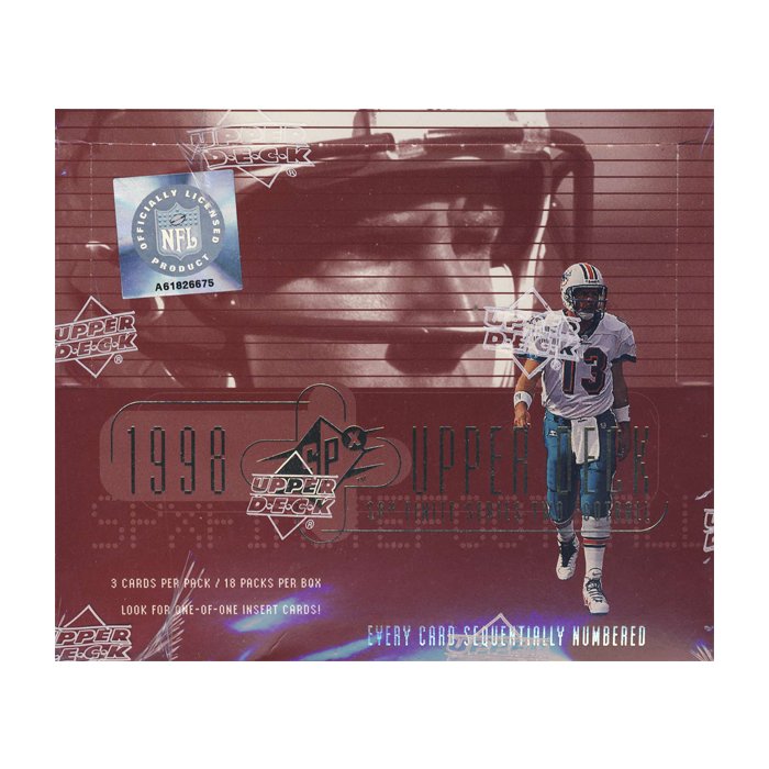 1998 Upper Deck Spx Finite Series 2 Football Hobby Box Steel City