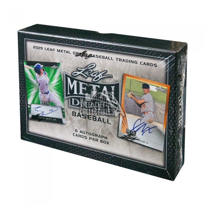 2019 Leaf Metal Draft Baseball Hobby Box | Steel City Collectibles