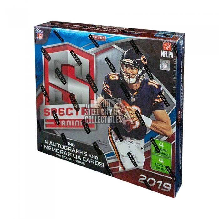 2019 Panini Spectra Football Hobby Box Random Serial # Group Break #29 ...