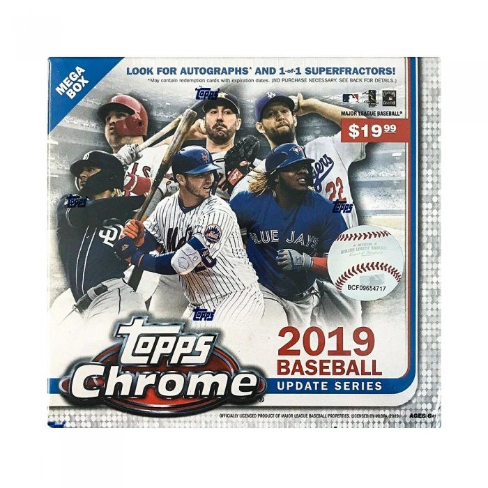2019 Topps Chrome Update Baseball Mega Box | Steel City Collectibles