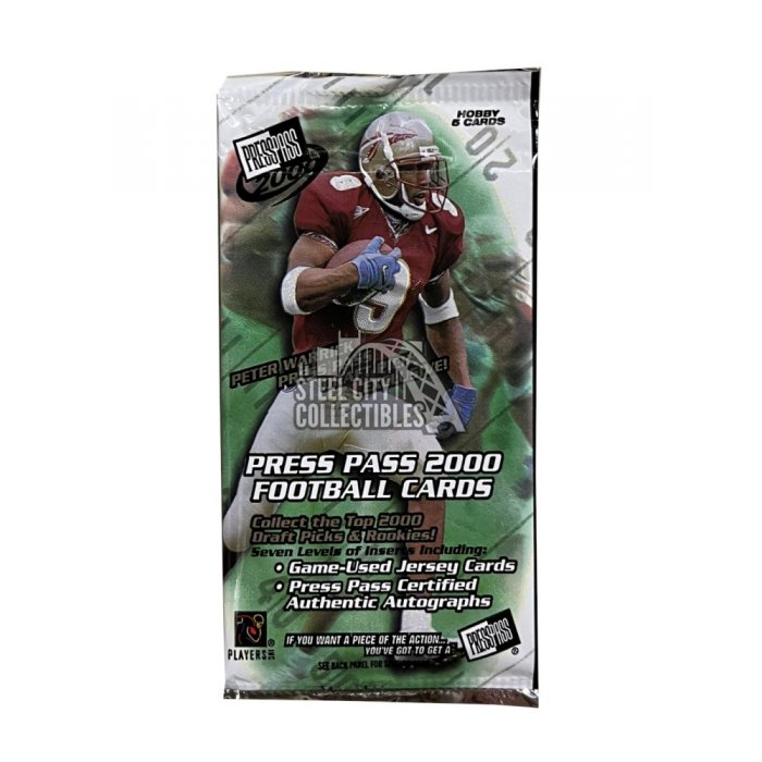 2000 Press Pass Football Hobby Pack | Steel City Collectibles