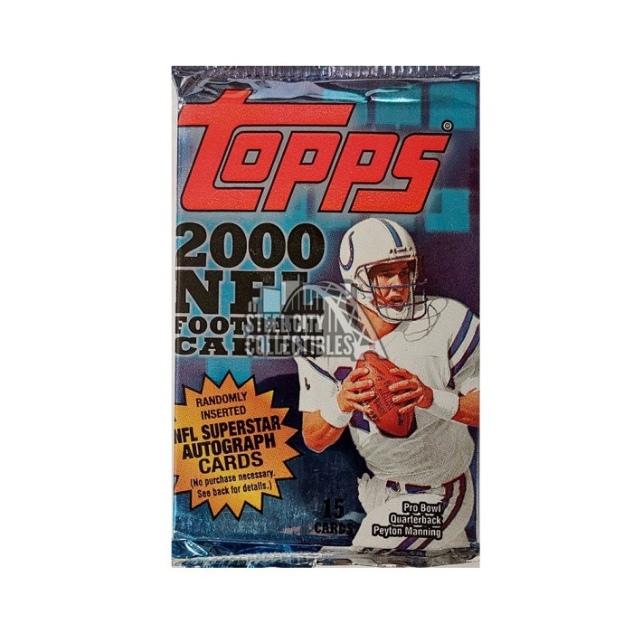 2000 Topps Football Retail 15-Card Pack | Steel City Collectibles