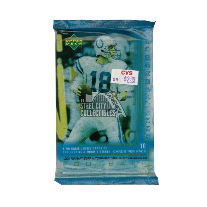 2000 Upper Deck Football Retail Pack | Steel City Collectibles