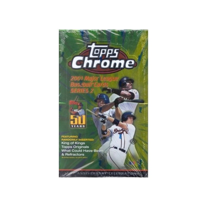 2001 Topps Chrome Series 2 Baseball Hobby Box | Steel City Collectibles