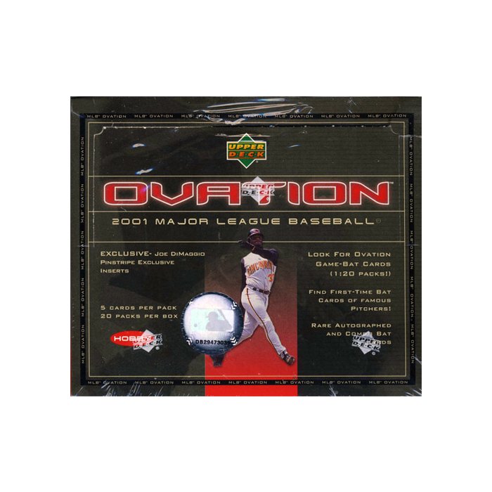 2001 Upper Deck Ovation Baseball Hobby Box | Steel City Collectibles