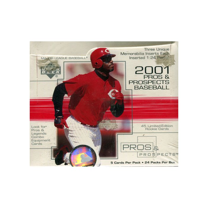 2001 Upper Deck Pros and Prospects Baseball Hobby Box | Steel City Collectibles