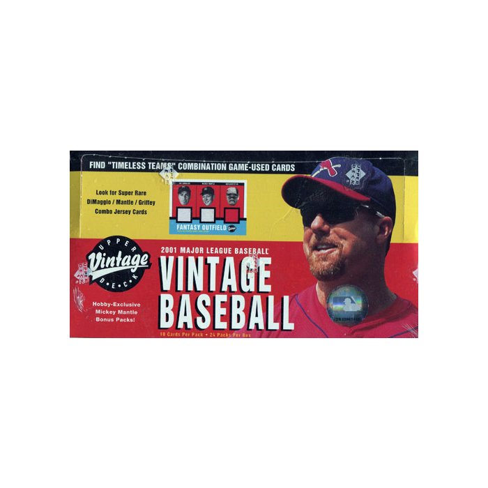 2001 Upper Deck Vintage Baseball Hobby Box | Steel City Collectibles