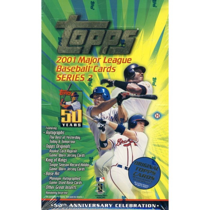2001 Topps Series 2 Baseball Hobby Box | Steel City Collectibles