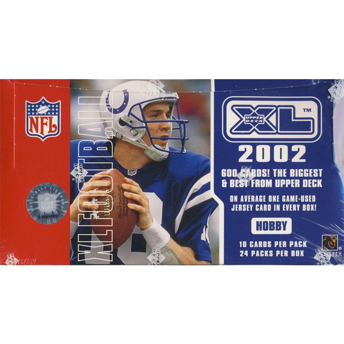 2002 Upper Deck XL Football Hobby Box | Steel City Collectibles