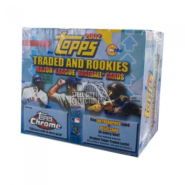 2002 Topps Traded & Rookies Baseball Jumbo Box | Steel City Collectibles