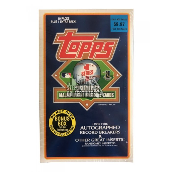 2003 Topps Series 1 Baseball 11ct Retail Box | Steel City Collectibles