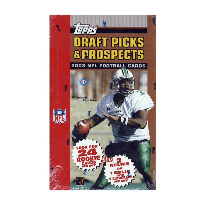 2003 Topps Draft Picks & Prospects Football Hobby Box | Steel City ...