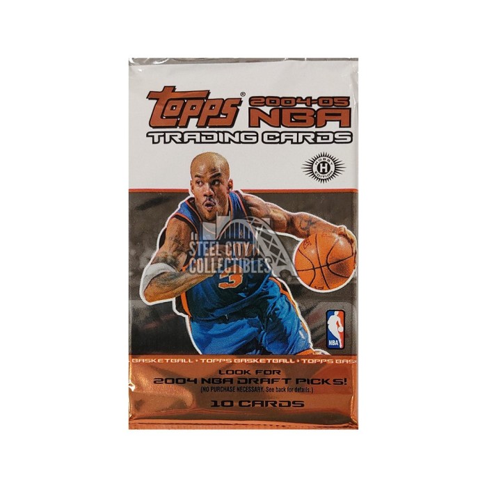 2004-05 Topps Basketball Hobby Pack | Steel City Collectibles