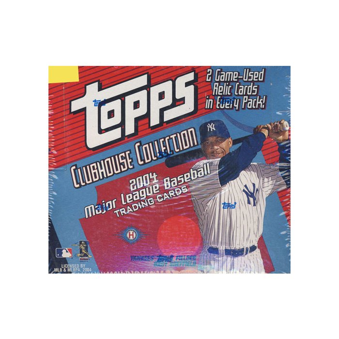 2004 Topps Clubhouse Collection Baseball Hobby Box | Steel City ...