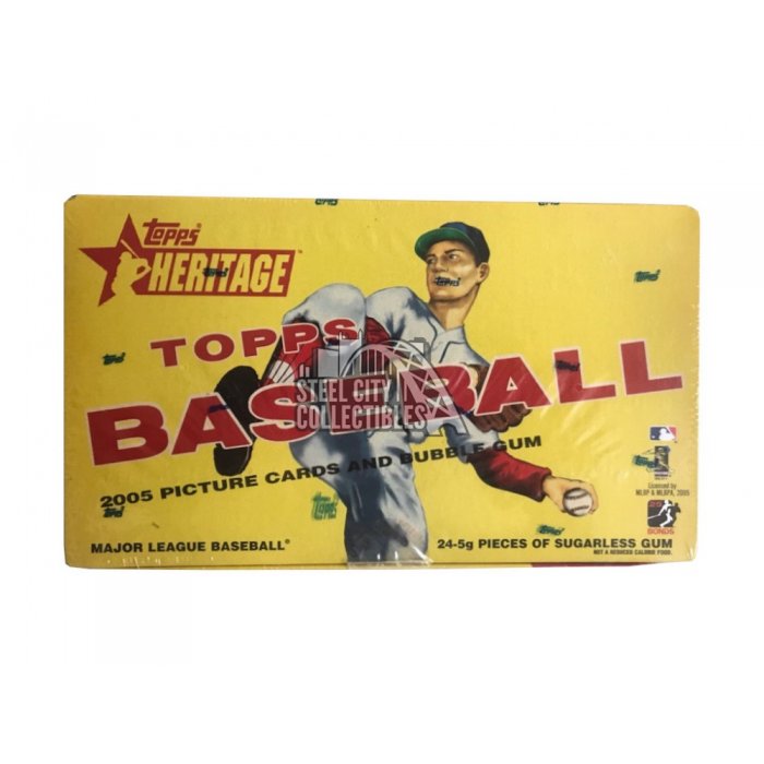 2005 Topps Heritage Baseball 24 Pack Retail Box | Steel City Collectibles