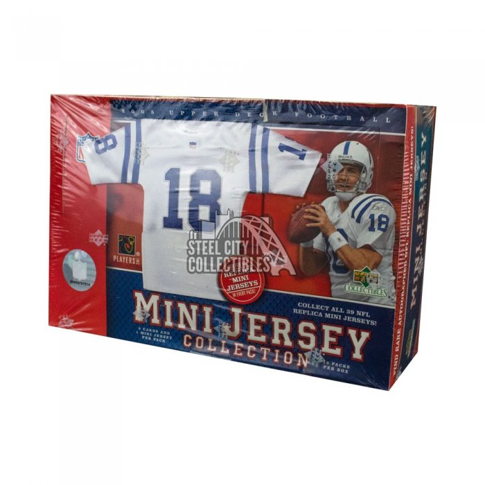 2005 Upper Deck Mini Jersey Collection Football Hobby Box | Steel City ...