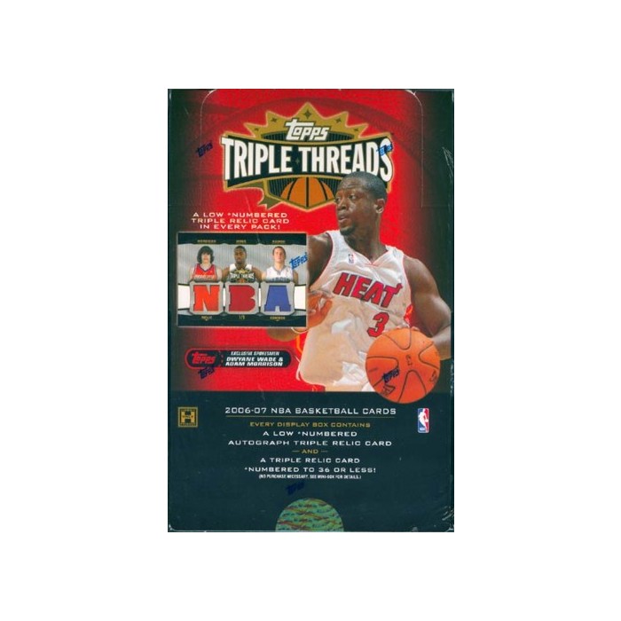 2006-07 Topps Triple Threads Basketball Hobby Box | Steel City Collectibles