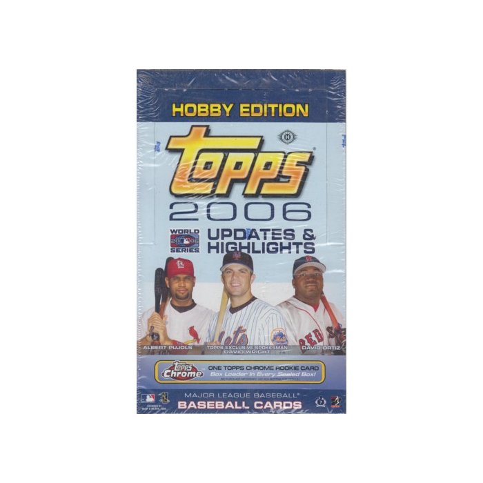 2006 Topps Updates & Highlights Baseball Hobby Box | Steel City ...