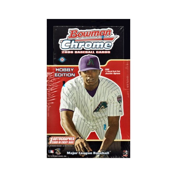2006 Bowman Chrome Baseball Hobby Box | Steel City Collectibles