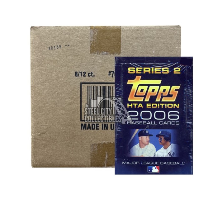 2006 Topps Series 2 Baseball Hobby Jumbo 8-Box Case | Steel City ...