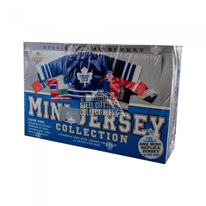 2006-07 Upper Deck Mini Jersey Collection Hockey Hobby Box | Steel City ...