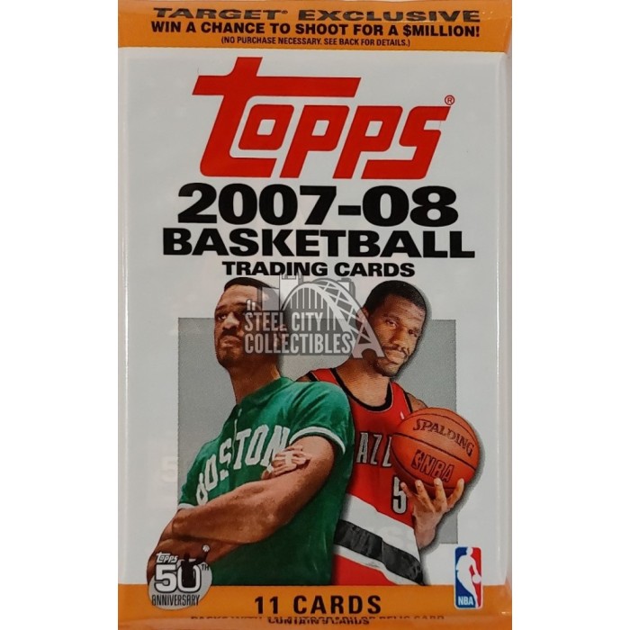 2007-08 Topps Basketball Target Exclusive Gravity Feed Retail Pack ...