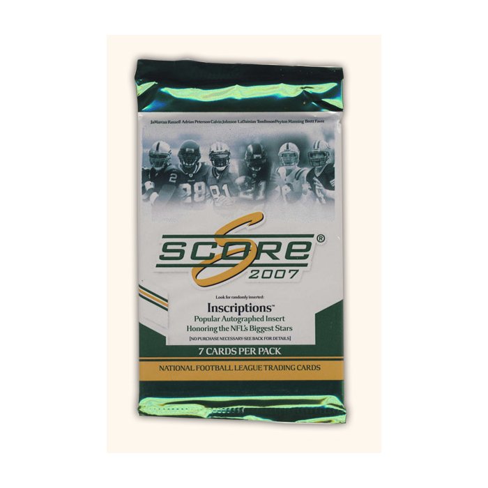 2007 Score Football 20 Pack Lot | Steel City Collectibles