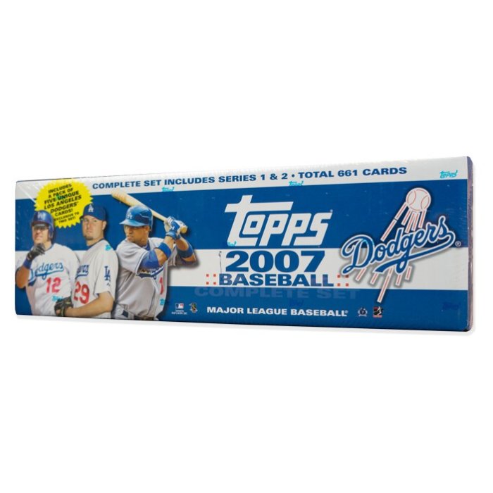 2007 Topps Baseball Los Angeles Dodgers Version Factory Set | Steel ...