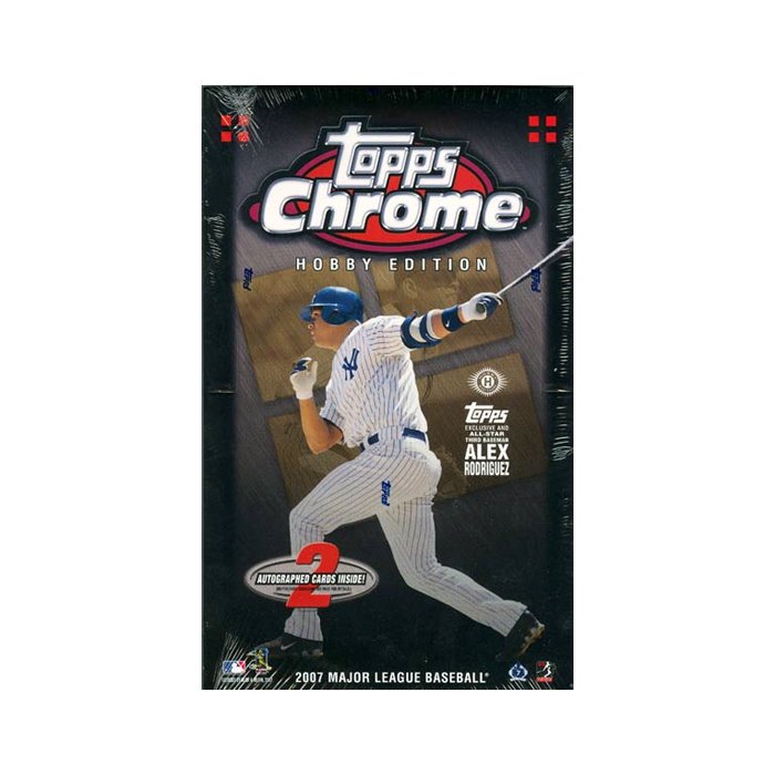 2007 Topps Chrome Baseball Hobby Box | Steel City Collectibles