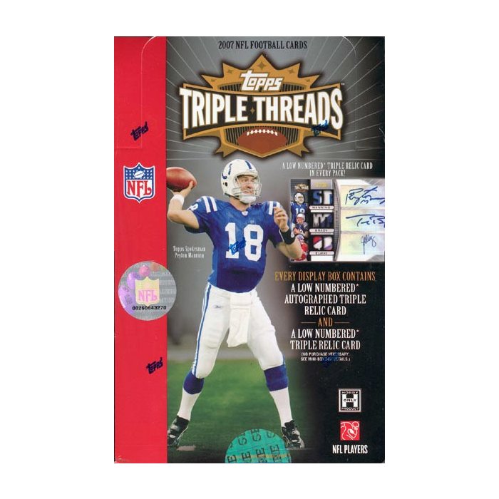 2007 Topps Triple Threads Football Hobby Box | Steel City Collectibles