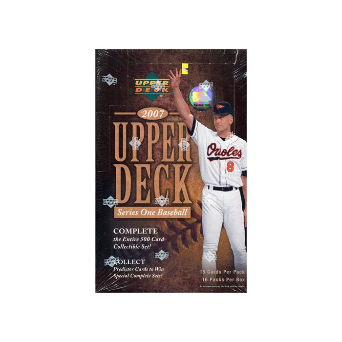 2007 Upper Deck Series 1 Baseball Hobby Box | Steel City Collectibles