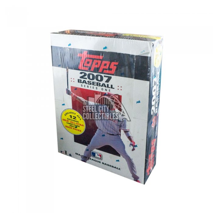 2007 Topps Series 1 Baseball Rack Pack Retail Box | Steel City Collectibles