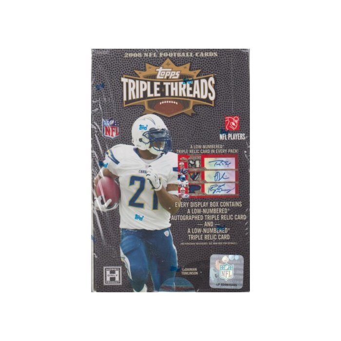 2008 Topps Triple Threads Football Hobby Box | Steel City Collectibles