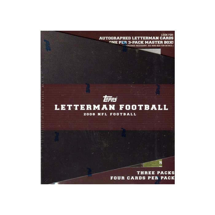 2008 Topps Letterman Football Hobby Box | Steel City Collectibles