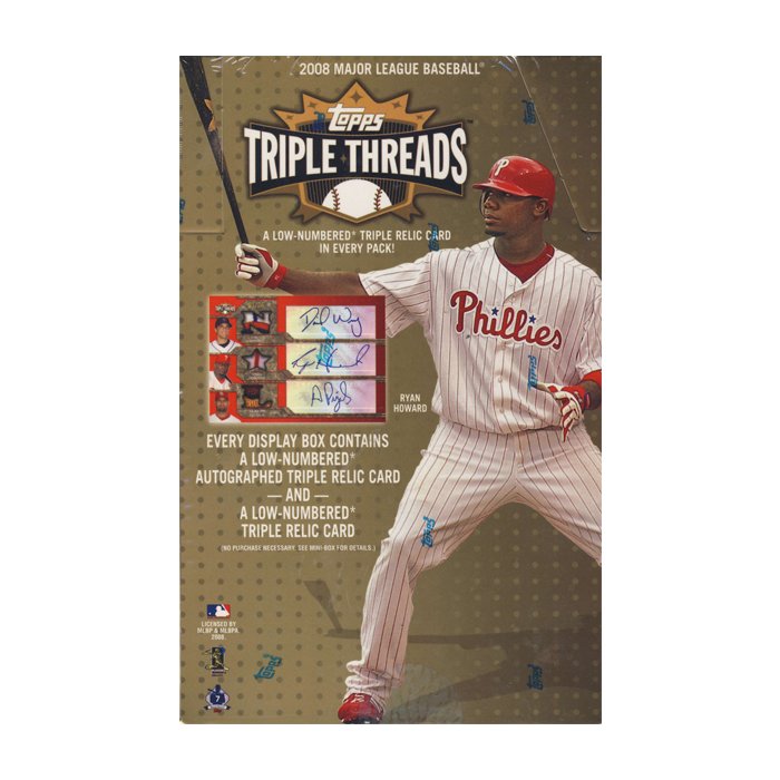 2008 Topps Triple Threads Baseball Hobby Box | Steel City Collectibles