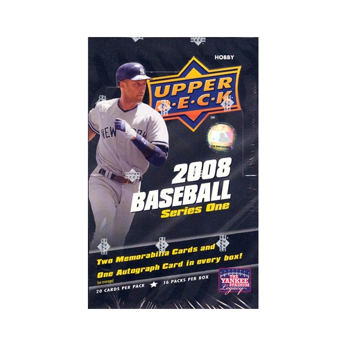 2008 Upper Deck Series 1 Baseball Hobby Box | Steel City Collectibles