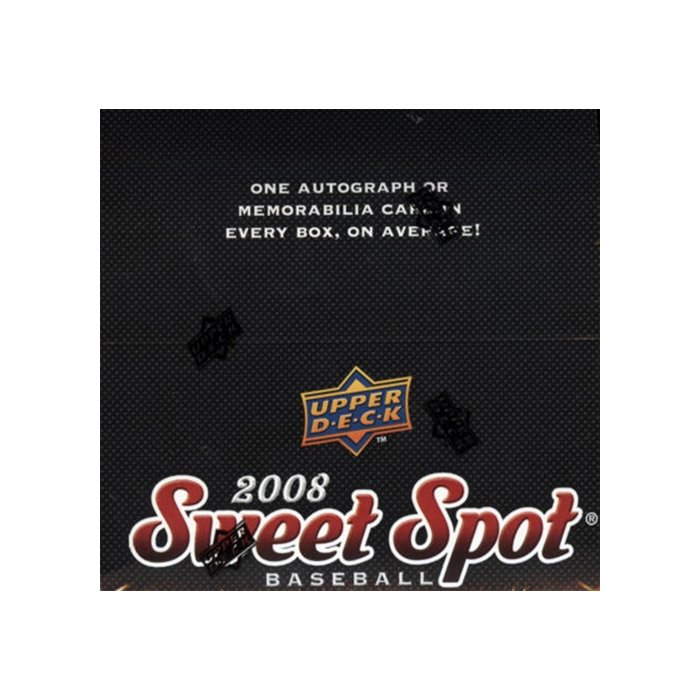 2008 Upper Deck Sweet Spot Baseball Hobby Box | Steel City Collectibles