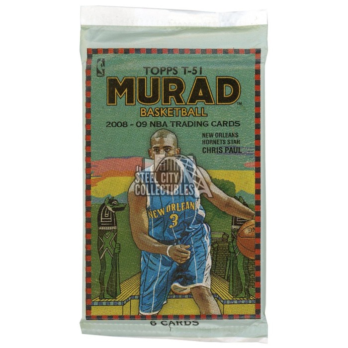 2008-09 Topps T-51 Murad Basketball Retail Pack | Steel City Collectibles