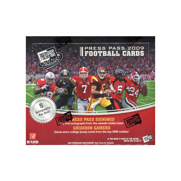 2009 Press Pass Football Hobby Box | Steel City Collectibles