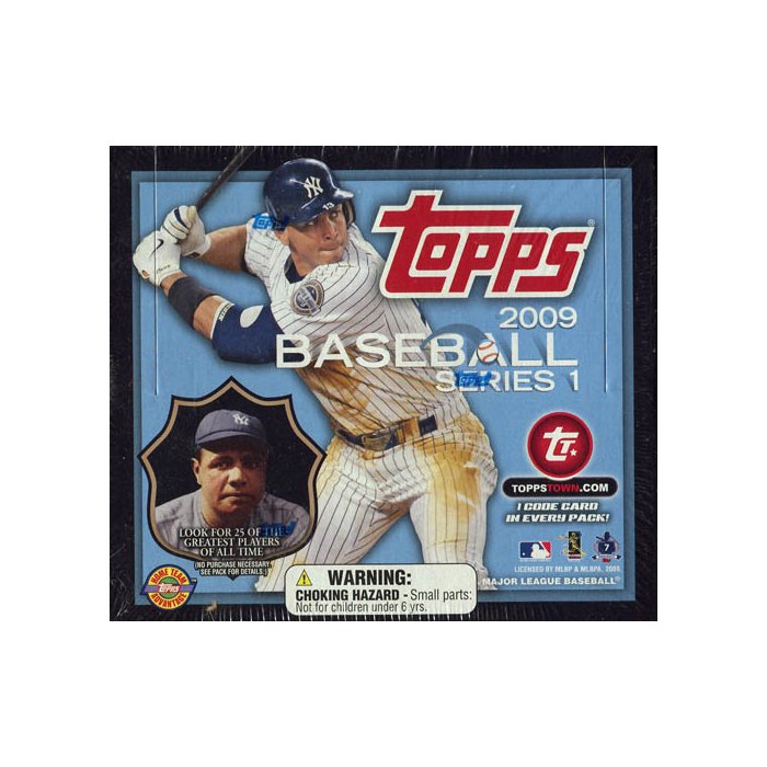 2009 Topps Series 1 Baseball HTA Jumbo Box | Steel City Collectibles