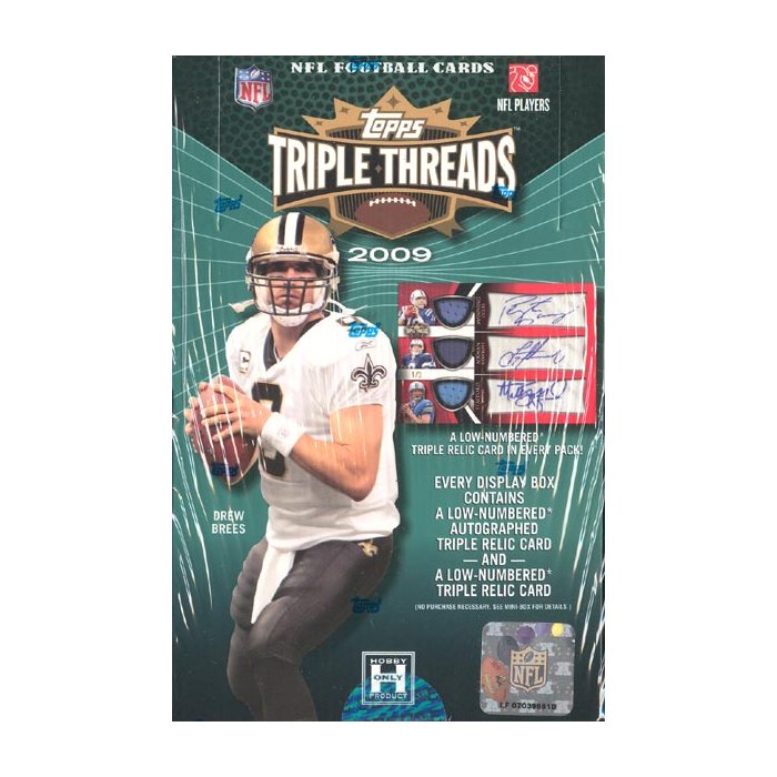 2009 Topps Triple Threads Football Hobby Box | Steel City Collectibles