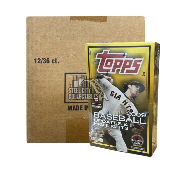 2009 Topps Update Series Baseball Hobby 12-Box Case | Steel City ...