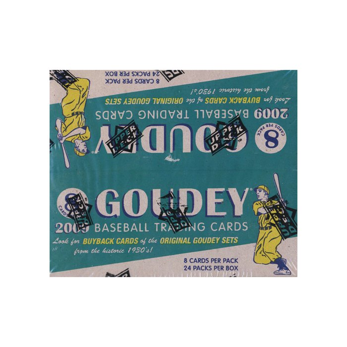 2009 Upper Deck Goudey Baseball 24 Pack Retail Box | Steel City ...