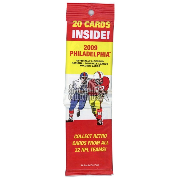 2009 Upper Deck Philadelphia Football Rack Pack | Steel City Collectibles