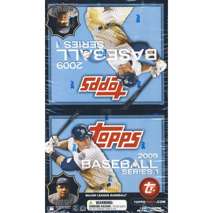 2009 Topps Series 1 Baseball 18ct Rack Pack Box | Steel City Collectibles
