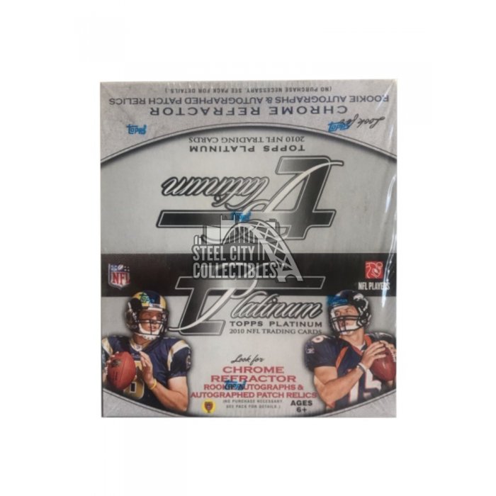 2010 Topps Platinum Football 24 Pack Retail Box | Steel City Collectibles
