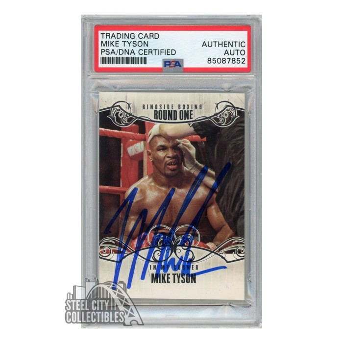 Mike Tyson 2010 Sport Kings Ringside In My Corner Black Autograph Card ...