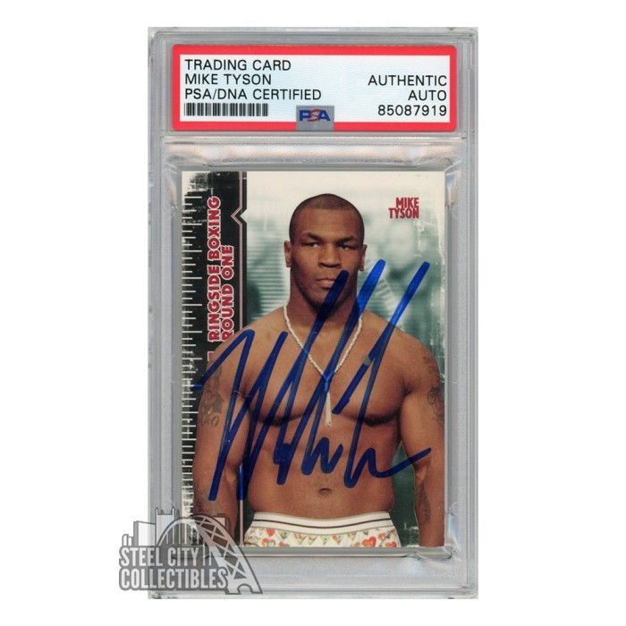 Mike Tyson 2010 Sport Kings Ringside Round One Autograph Boxing Card ...