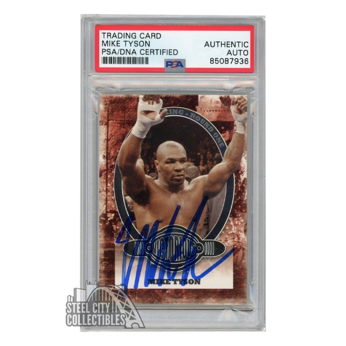 Mike Tyson 2010 Sport Kings Ringside Victorious Black Autograph Card ...