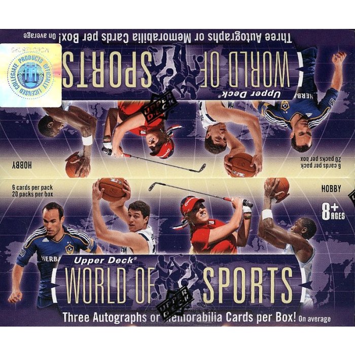 2011 Upper Deck World of Sports Hobby Box | Steel City Collectibles